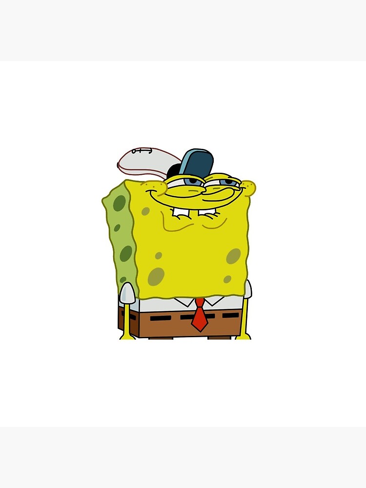 "Spongebob Meme Face" Pin for Sale by KamidzZzu | Redbubble