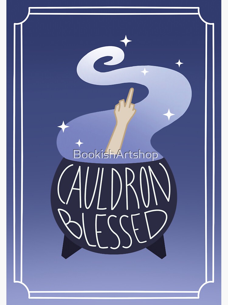"Cauldron Blessed Nesta ACOTAR" Sticker for Sale by BookishArtshop ...