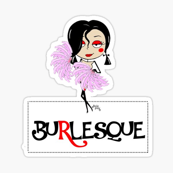 "Sexy Burlesque 'Role Play' design by Pipberry" Sticker for Sale by ...