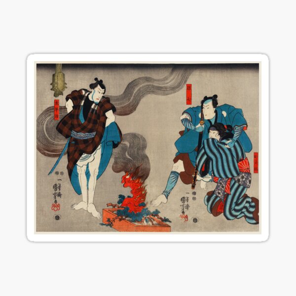 "Japan Art" Sticker for Sale by RiggsBubble | Redbubble