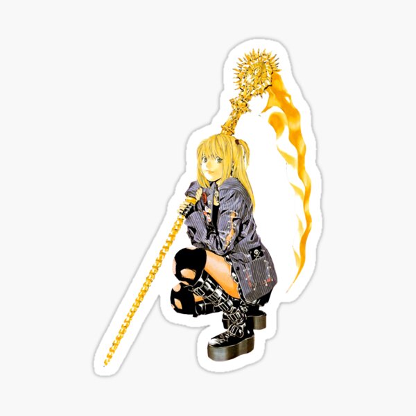 "Misar amane" Sticker for Sale by hortonmar | Redbubble