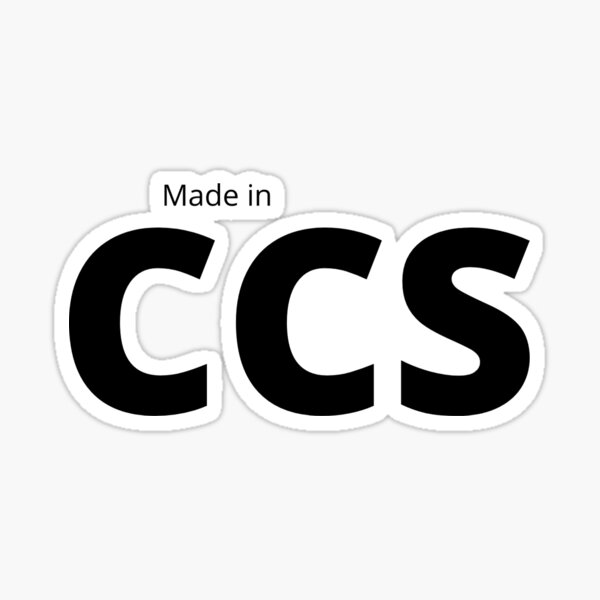 "Made in CCS" Sticker for Sale by BodegaVenezuela | Redbubble