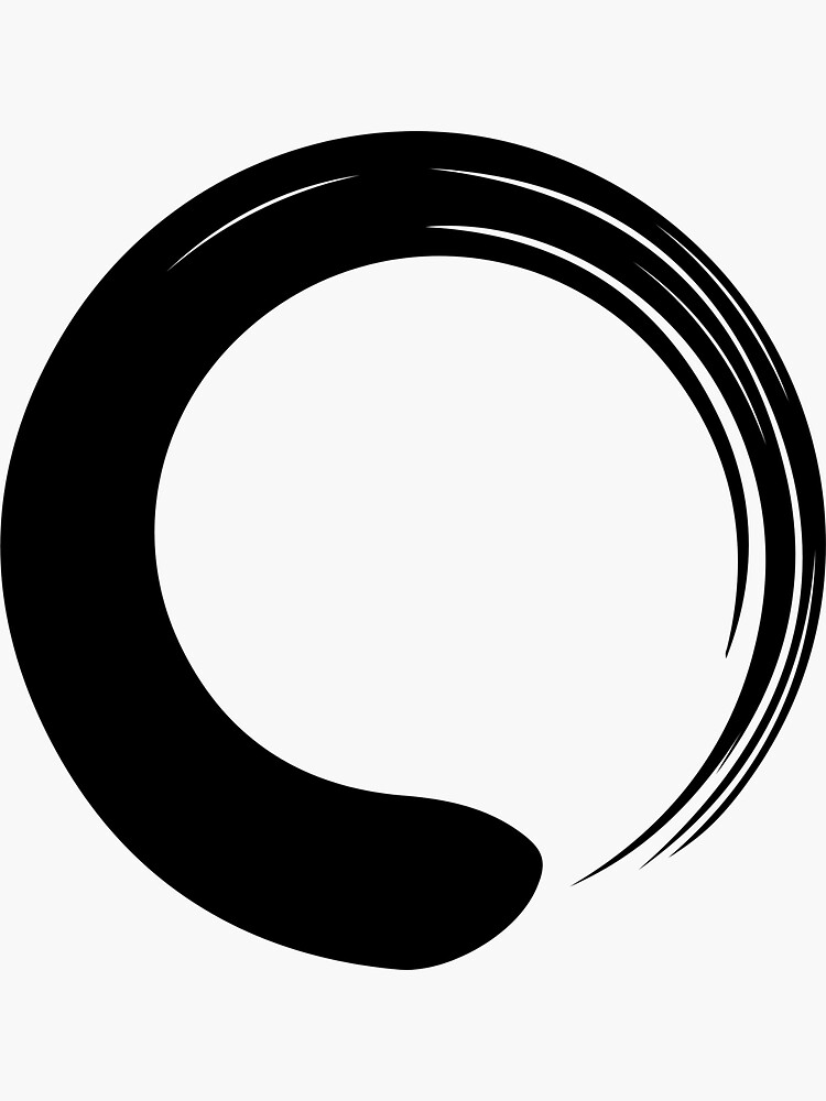 "Enso Zen Symbol " Sticker by launch1789 | Redbubble