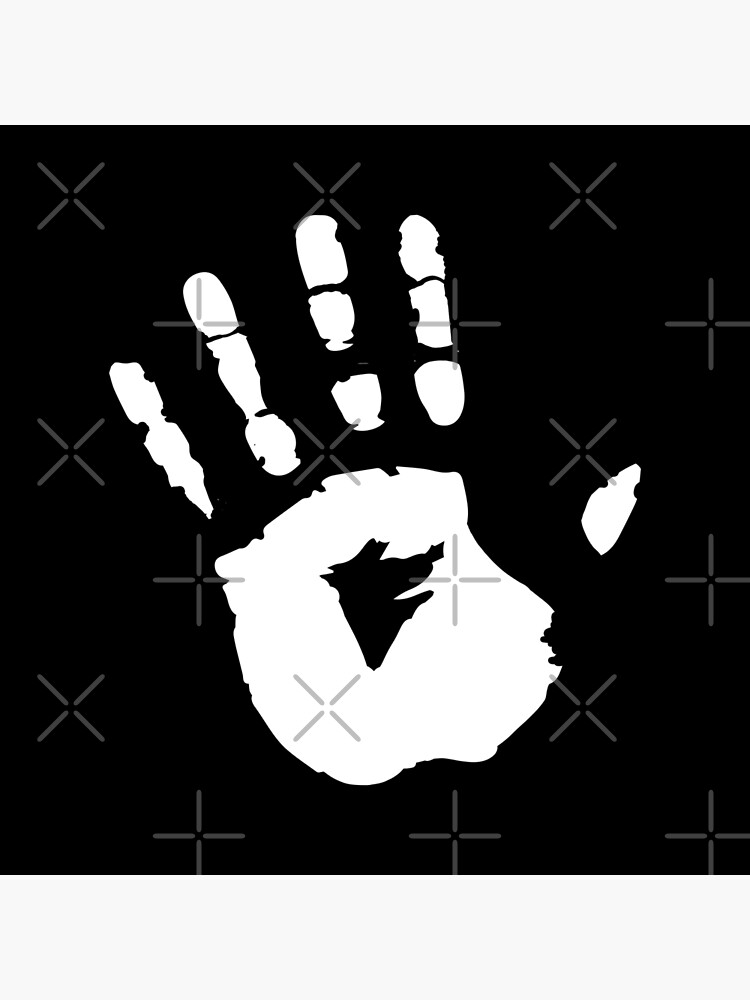 "Slap Hand Stencil Handprint" Photographic Print for Sale by ...