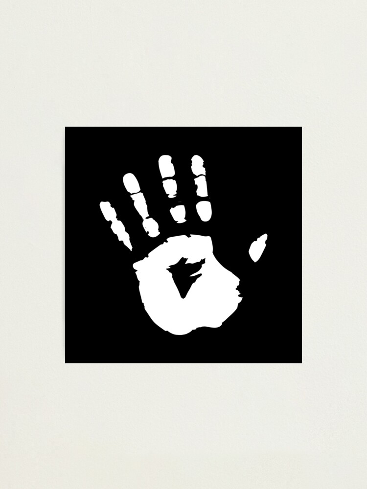 "Slap Hand Stencil Handprint" Photographic Print for Sale by ...