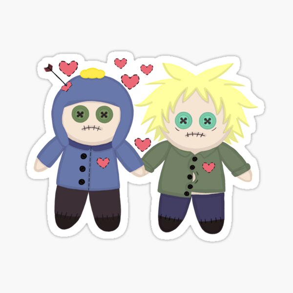 "Tweek x Craig Dolls v2" Sticker for Sale by kingofpark | Redbubble