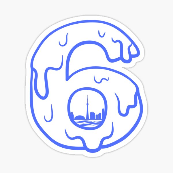 "6 Drip" Sticker for Sale by OlympicsMerch | Redbubble