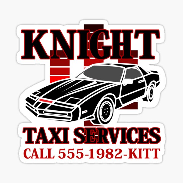 Stickers Paper Knight Rider Don't Barf on the Garth Knight TV Series 5 ...