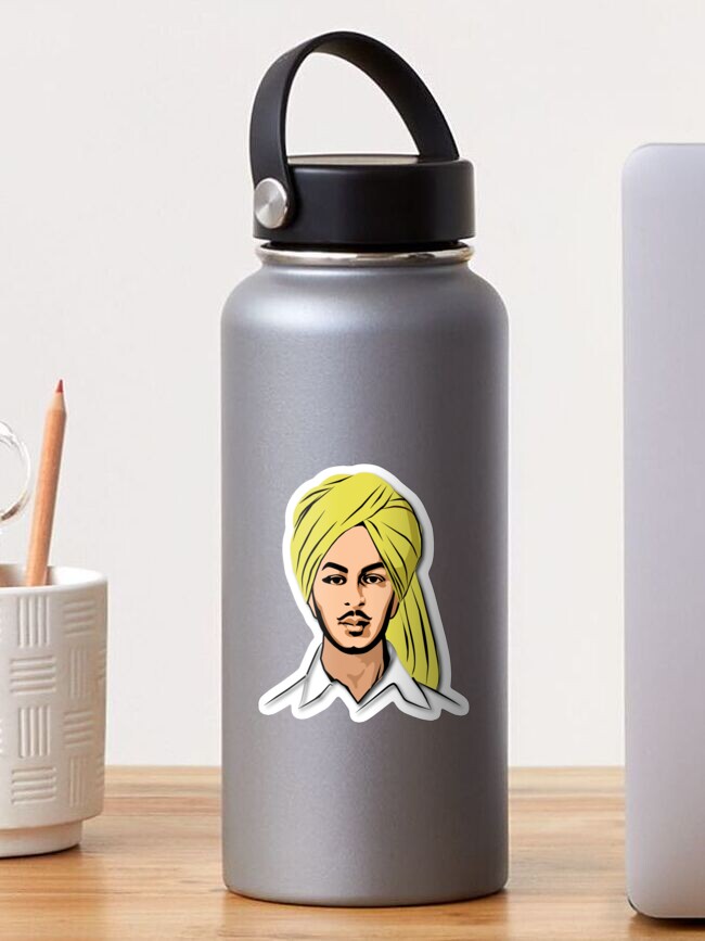 "Bhagat singh" Sticker for Sale by jattmood | Redbubble