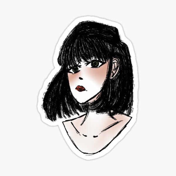 "Rosy Cheeks " Sticker by Unal-Plays | Redbubble