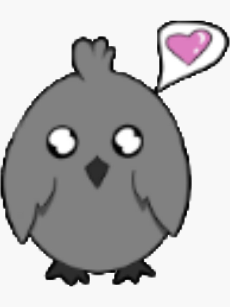 "Heart Emu" Sticker for Sale by EmmusArt | Redbubble