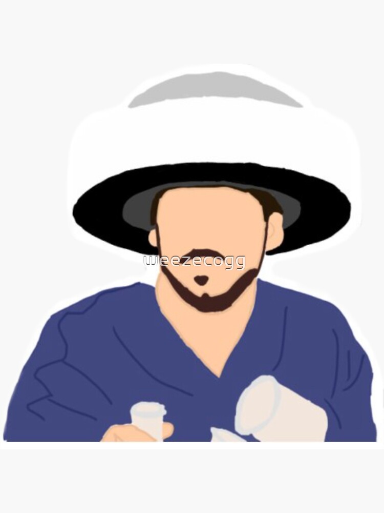 "alex karev" Sticker for Sale by weezecogg | Redbubble