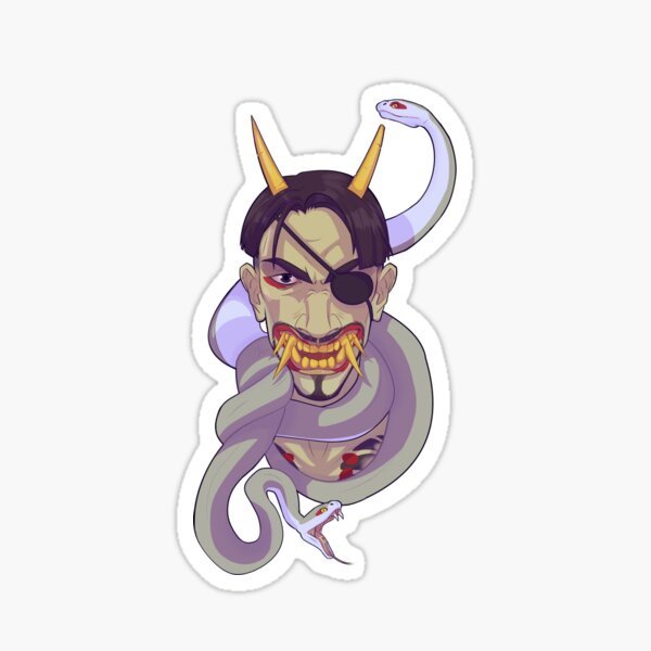 "One-eyed Demon" Sticker for Sale by goatashop | Redbubble