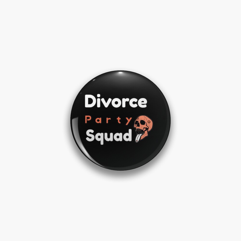 "Cool Colorful Divorce Party Squad Skull- Divorced Happily and Finally ...