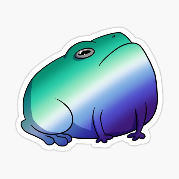 "MLM Pride Frog" Sticker for Sale by ziecatch | Redbubble
