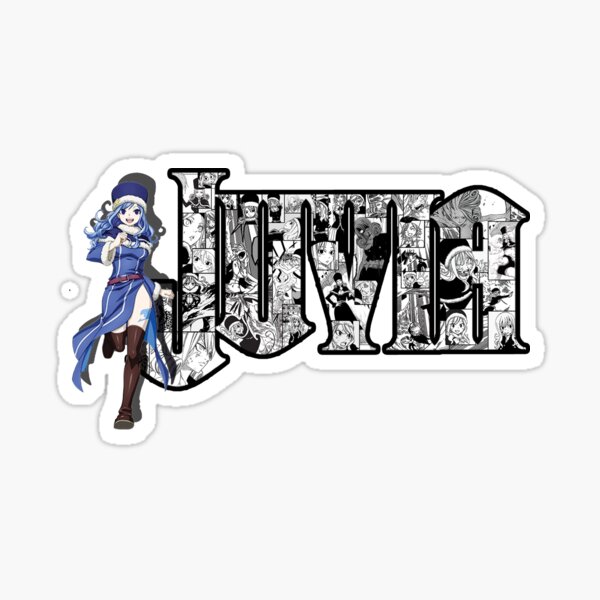 "Juvia Manga Collage" Sticker for Sale by Anime27Arts | Redbubble