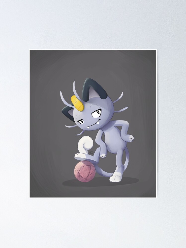"Alola Meowth" Poster by PokeFuseMe | Redbubble