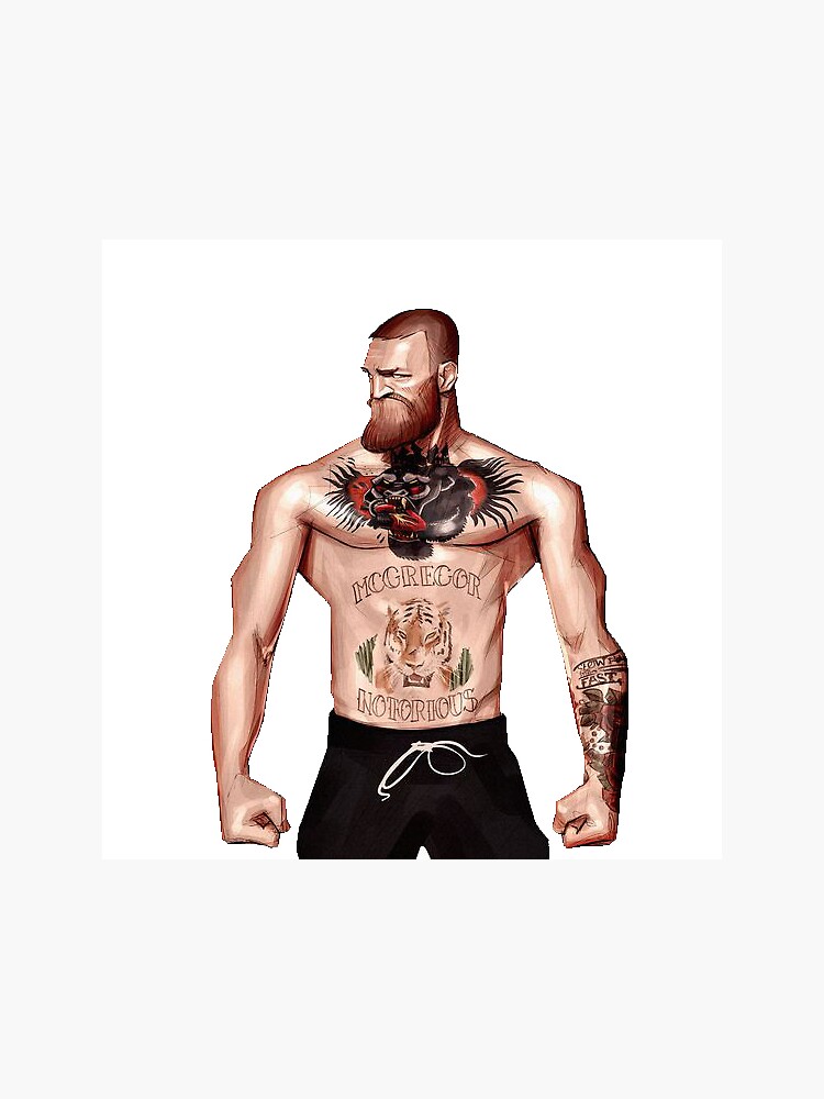 "The Notorious Conor" Sticker for Sale by Leannestore | Redbubble