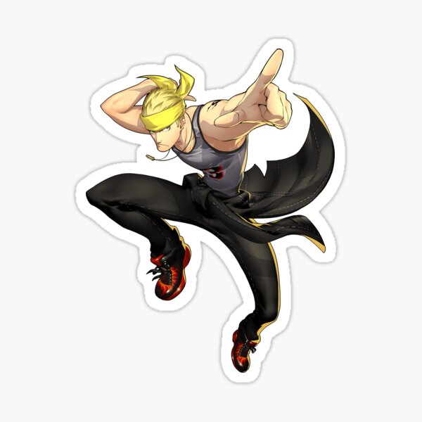 "Kanji Tatsumi: P4 Dancing Pose" Sticker for Sale by ale-rose | Redbubble