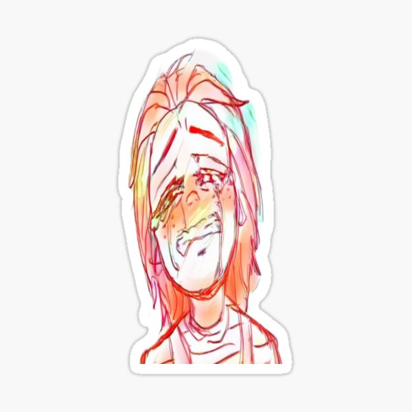 "Sad Chucky" Sticker for Sale by DeathL | Redbubble