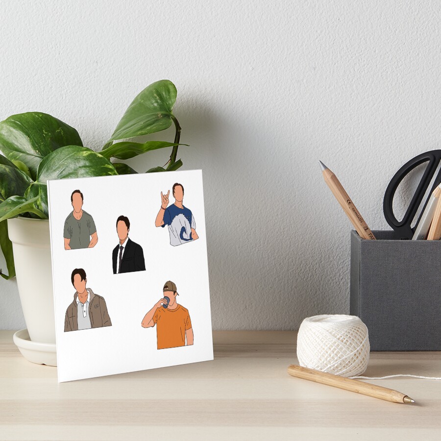 "Rafe Cameron Sticker Pack Outer Banks Season 2" Art Board Print for ...