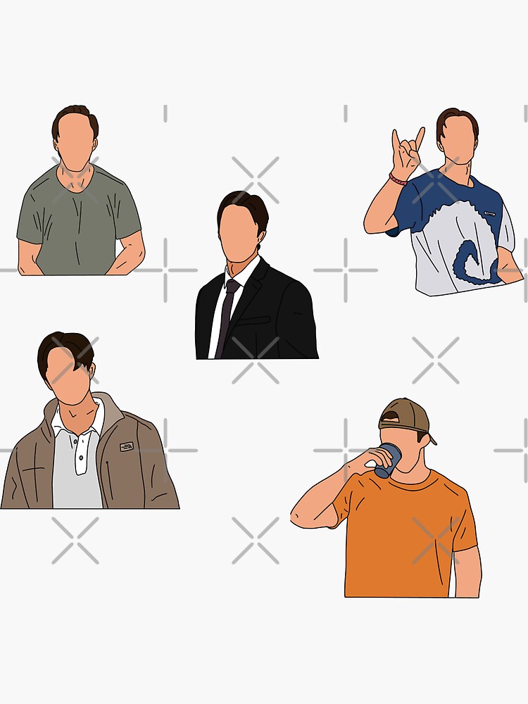 "Rafe Cameron Sticker Pack Outer Banks Season 2" Sticker for Sale by ...