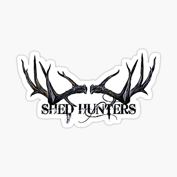 "Shed Hunters Antler Set" Sticker for Sale by ShedHunters | Redbubble