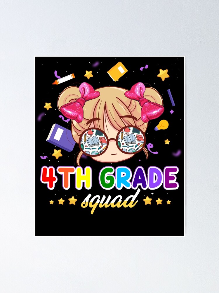 "School 4th Grade Girl Beautiful " Poster for Sale by brandyzalesart ...