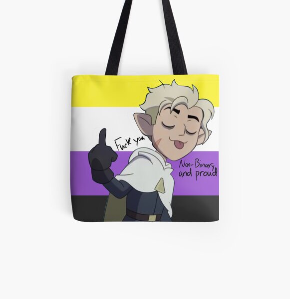 "Hunter the owl house non binary pride" Tote Bag for Sale by ...
