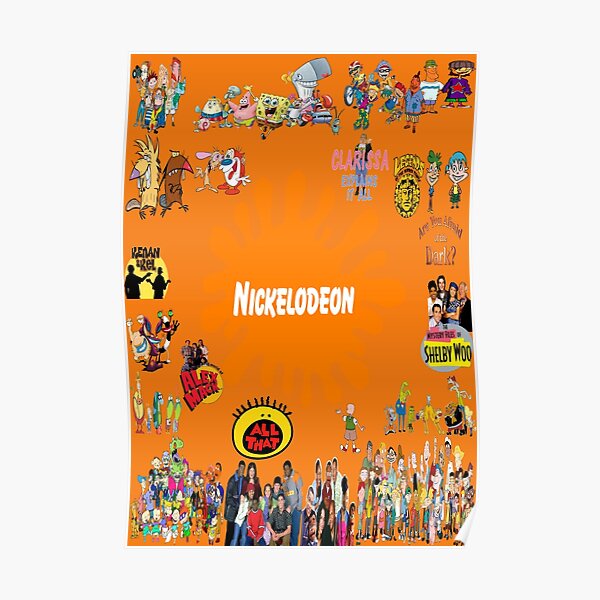 "90's NICKELODEON" Poster for Sale by Pfasanya824 | Redbubble