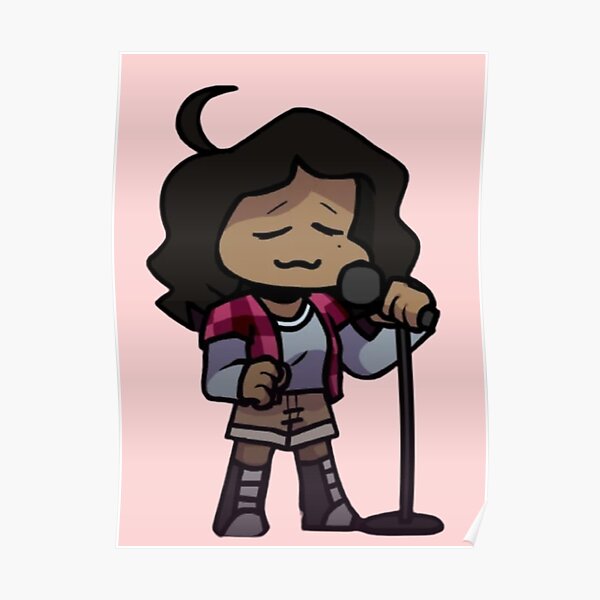 Póster «Fnf Sunday Girl » de RedMerce | Redbubble