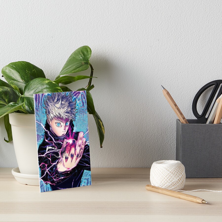 "Satoru Gojo - Jujutsu Kaisen Colored Manga Panel " Art Board Print by ...