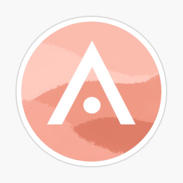 "Multi Pink Aveda Logo" Sticker for Sale by Dalaura | Redbubble