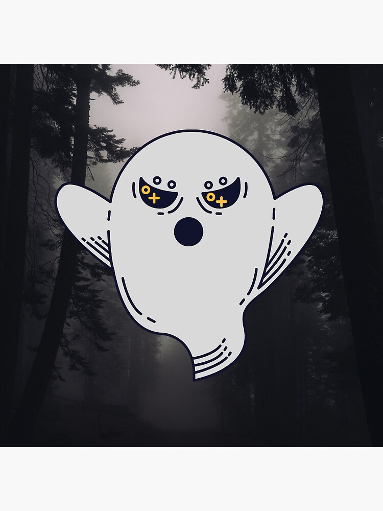 "Little Gray Ghost Logo" Sticker for Sale by littlegrayghost | Redbubble