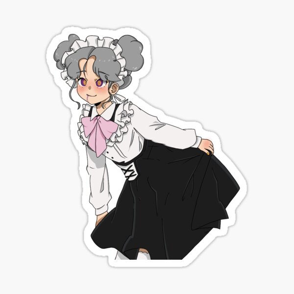 "Maid Mayoko sticker" Sticker for Sale by Thatmayofan | Redbubble