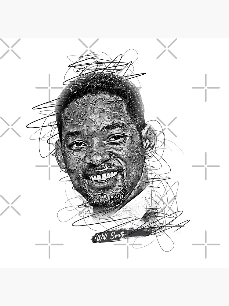 "Will Smith Abstract Sketch Art, Will Smith" Poster by graphic-genie ...