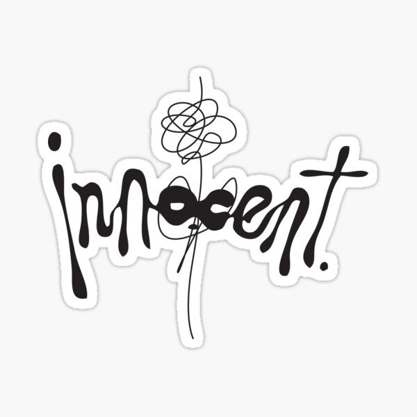 "Innocent" Sticker for Sale by hych1230 | Redbubble