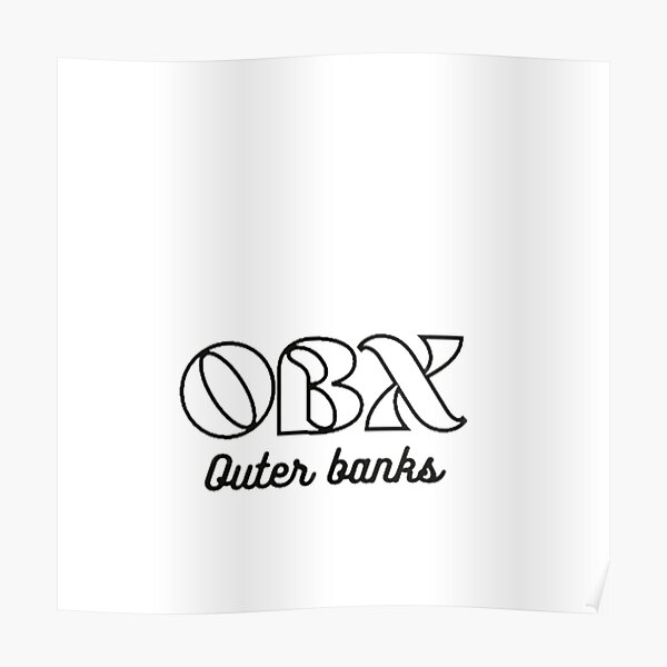 "Outer banks logo" Poster by Fixdesign | Redbubble