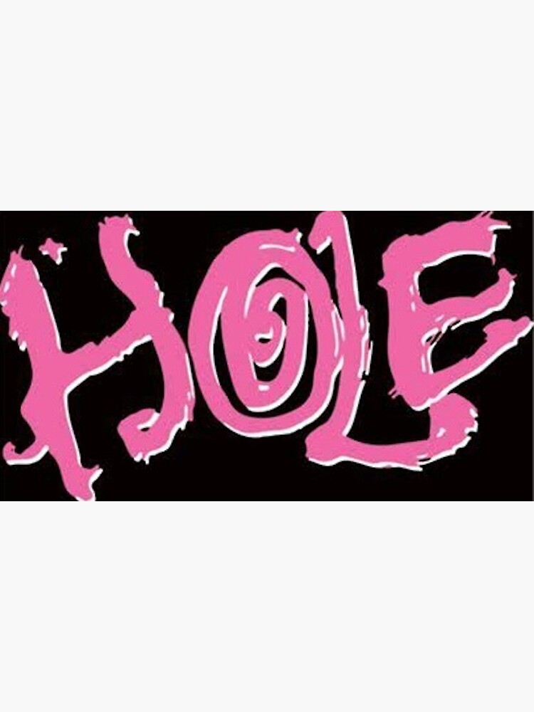 "hole logo" Sticker for Sale by aristea444 | Redbubble