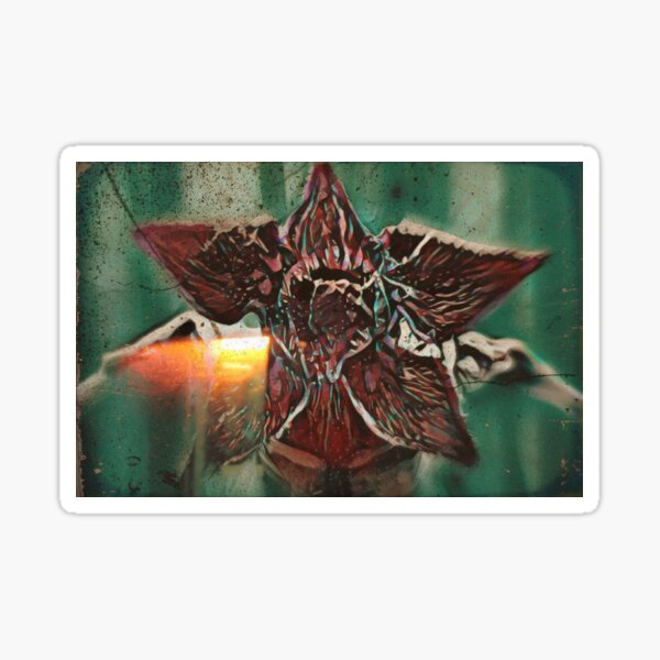 "Demogorgon From Stranger Things" Sticker by macaronimoron | Redbubble