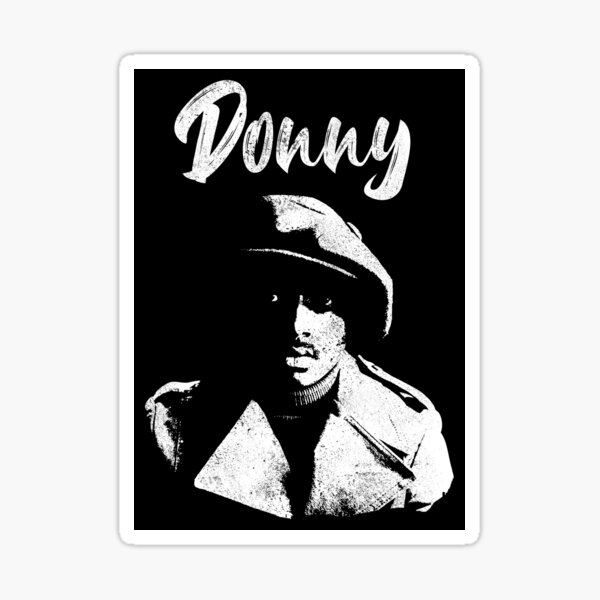 "Donny [Vintage Worn Look]" Sticker for Sale by fromthehip | Redbubble