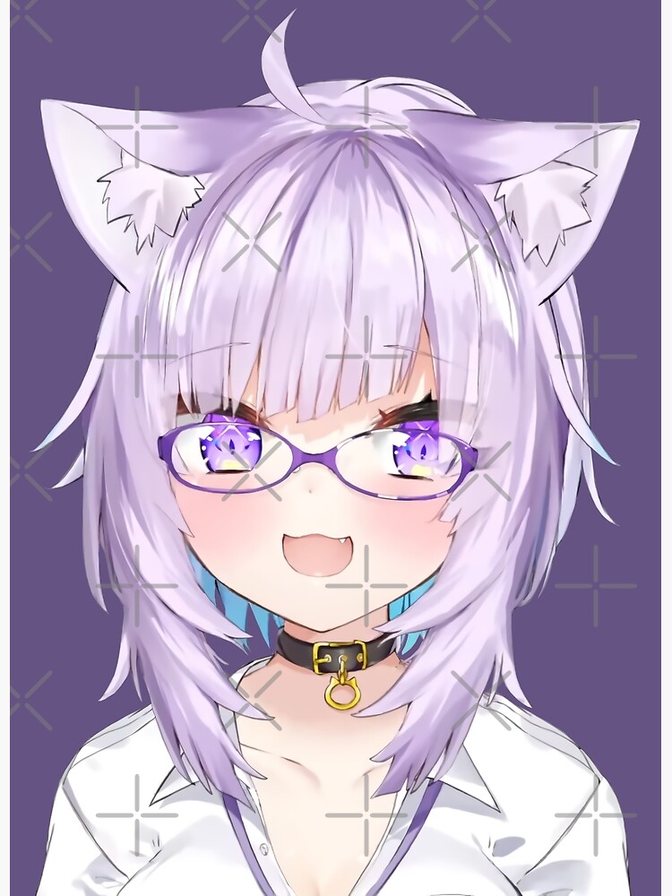 "Nekomata Okayu Glasses - Hololive" Poster by JR-Art | Redbubble