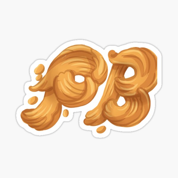 "PB Logo" Sticker by Shinohara445 | Redbubble