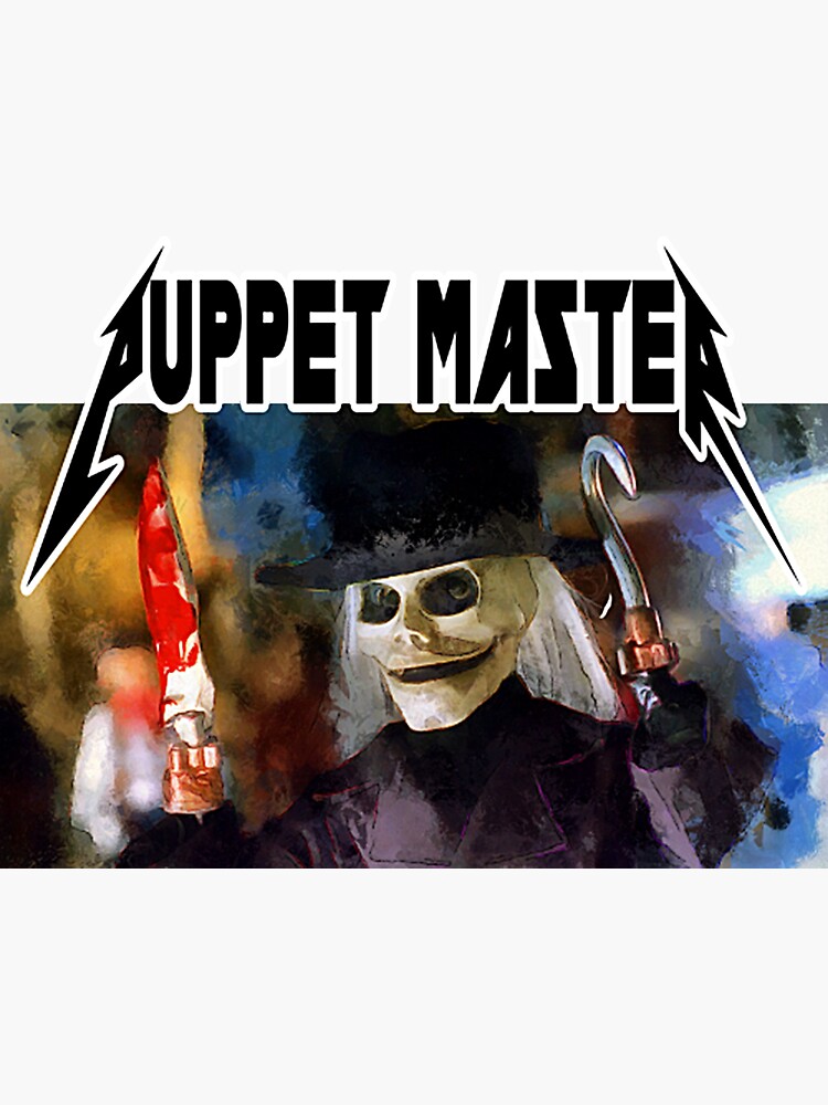 "Puppet Master (Master of Puppets) " Sticker for Sale by Tigerjaws89 ...