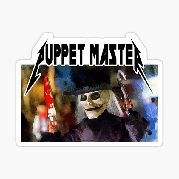 "Puppet Master (Master of Puppets) " Sticker for Sale by Tigerjaws89 ...