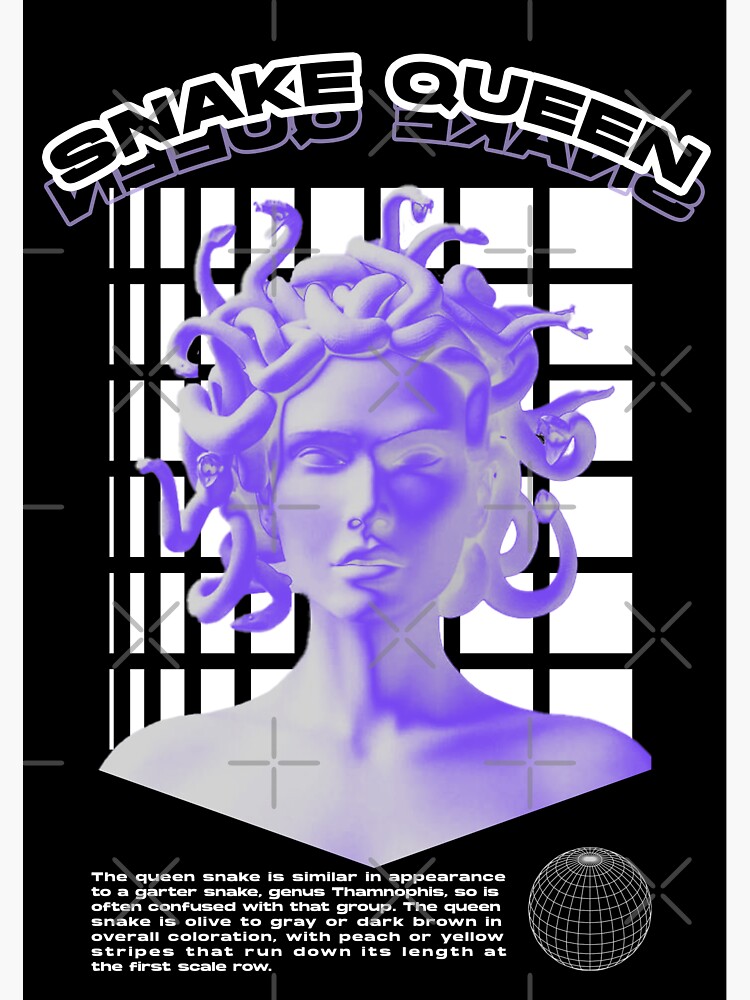 "SNAKE QUEEN STREETWEAR " Sticker for Sale by ILIASSART | Redbubble