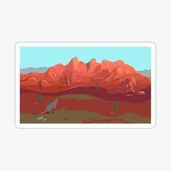 "Australia's outback" Sticker for Sale by JaneQld | Redbubble