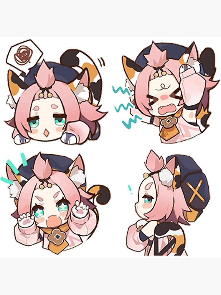 "Chibi Diona Genshin Impact" Photographic Print for Sale by bryanlsx89 ...