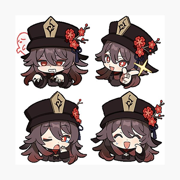 "Chibi Hutao 2 Genshin Impact" Photographic Print for Sale by ...