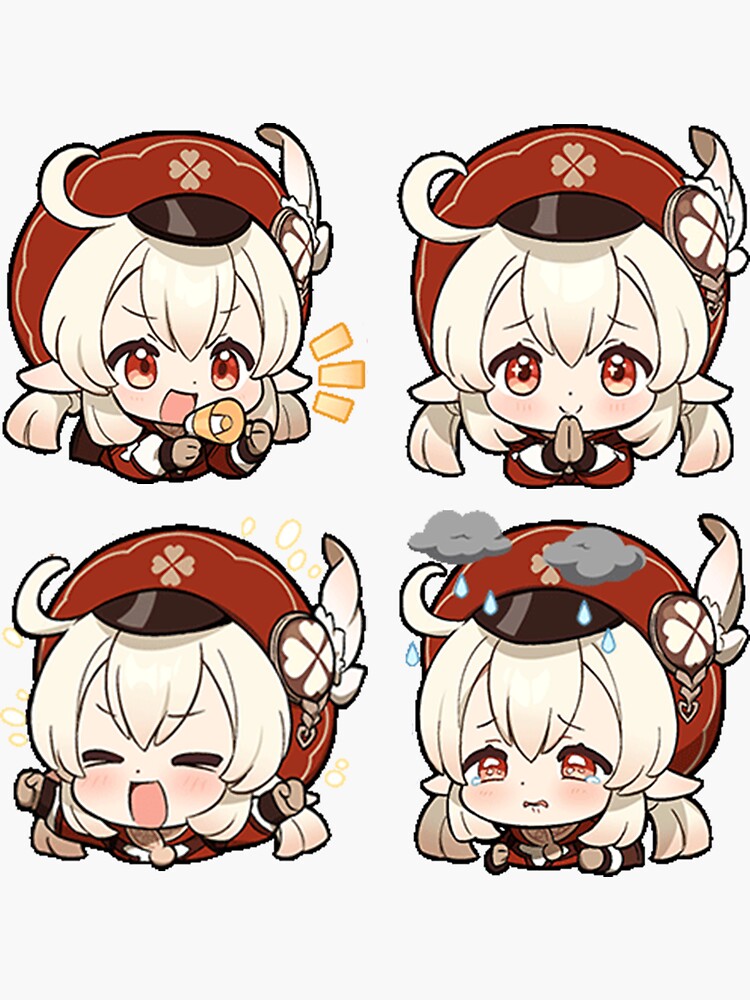 "Chibi Klee Genshin Impact" Sticker for Sale by bryanlsx89 | Redbubble